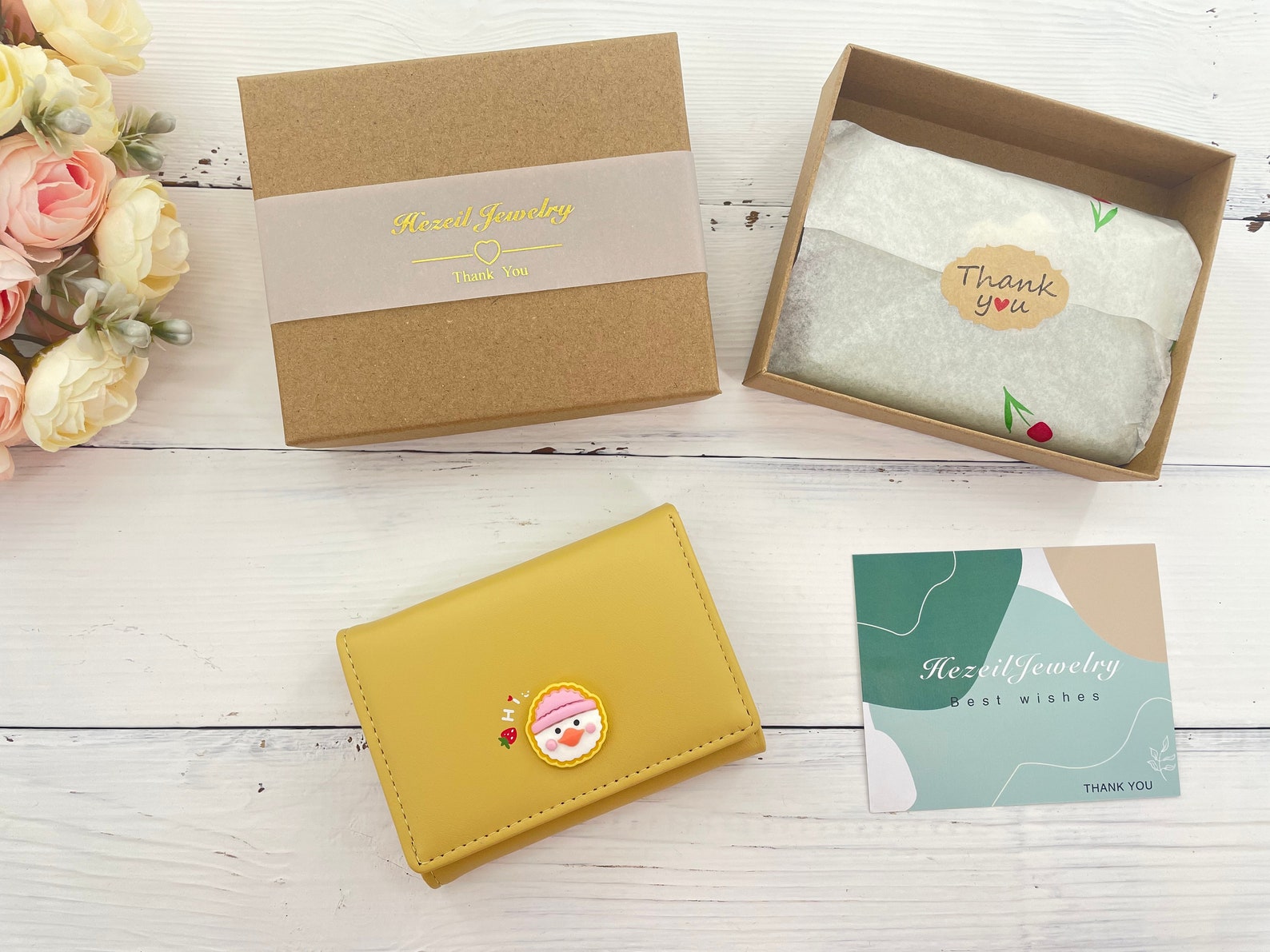 Personalized Wallet Cute Kawaii Pink Rabbit Wallet/animal - Etsy