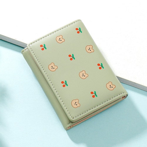 Cute Kawaii Korea Blue Lady Small Wallet/ Purse/card - Etsy