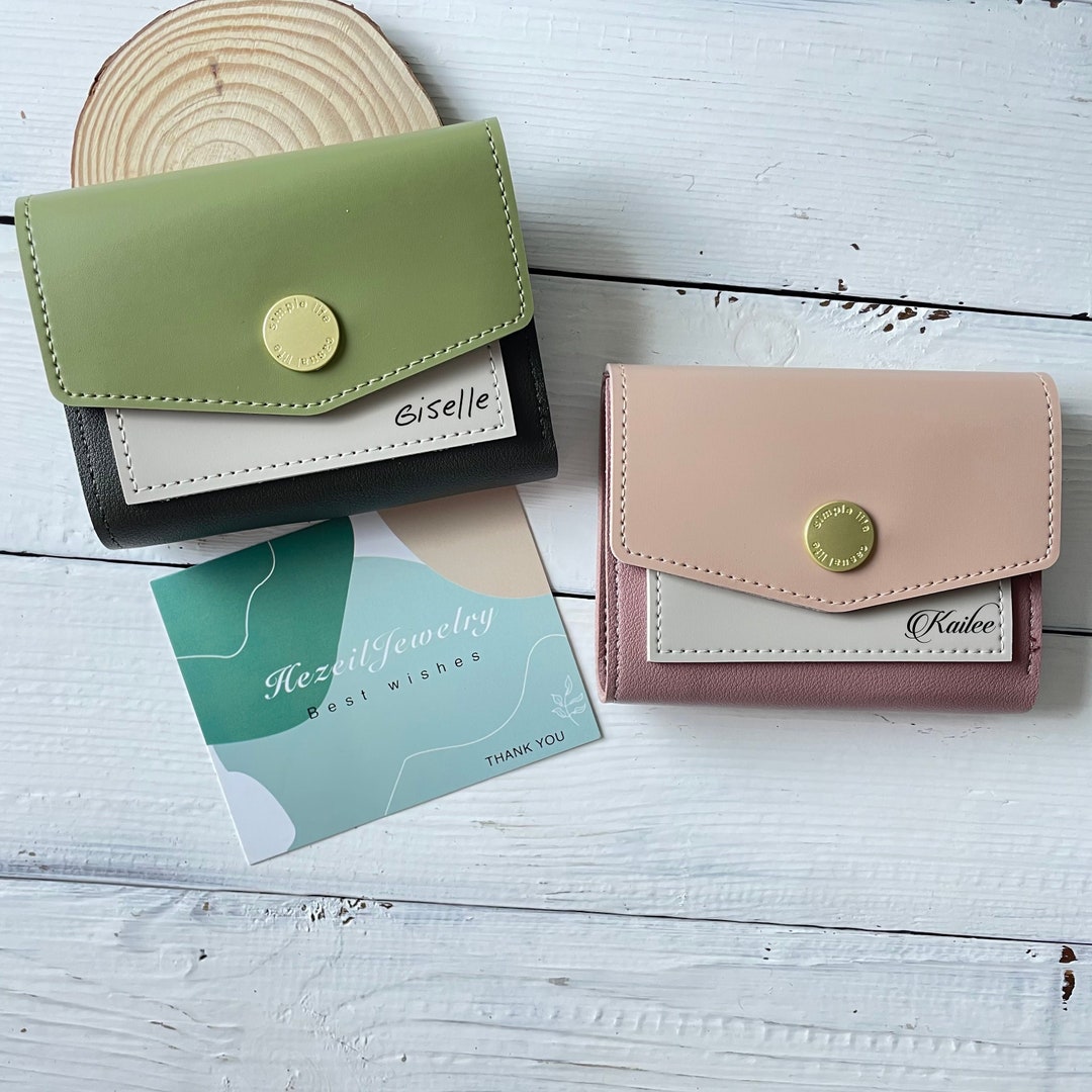 Cute Kawaii Korea Blue Lady Small Wallet/ Purse/card Holder/gift for ...