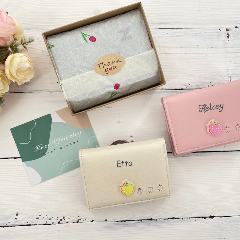 Strawberry Wallet - Etsy