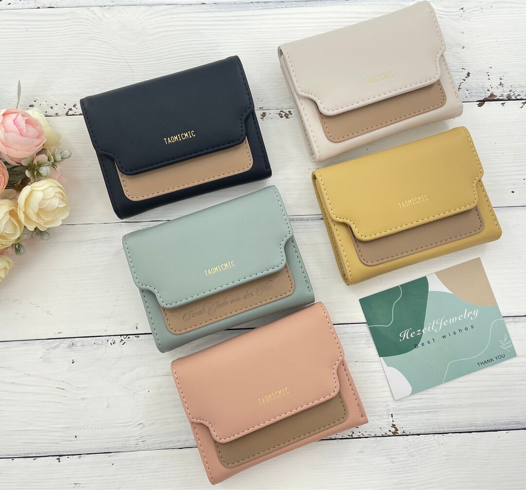 Kawaii Japanese Small Wallet Three Fold Wallet/coin Purse/card Holder ...