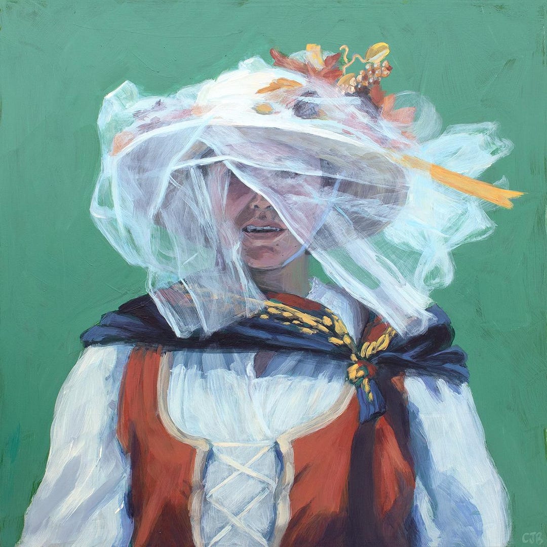 Basa Andreak ( the Wild Women ) - Basque Dance Costume - Giclee Fine ...