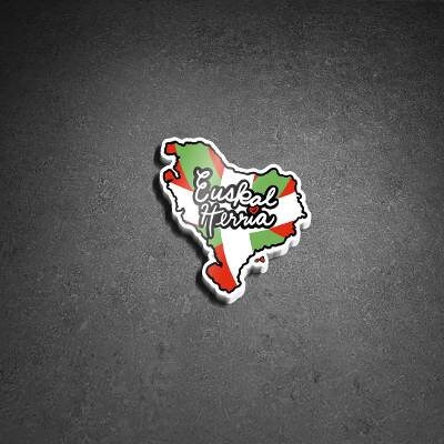 Euskal Herria Basque Flag Basque Country Vinyl Sticker - Etsy
