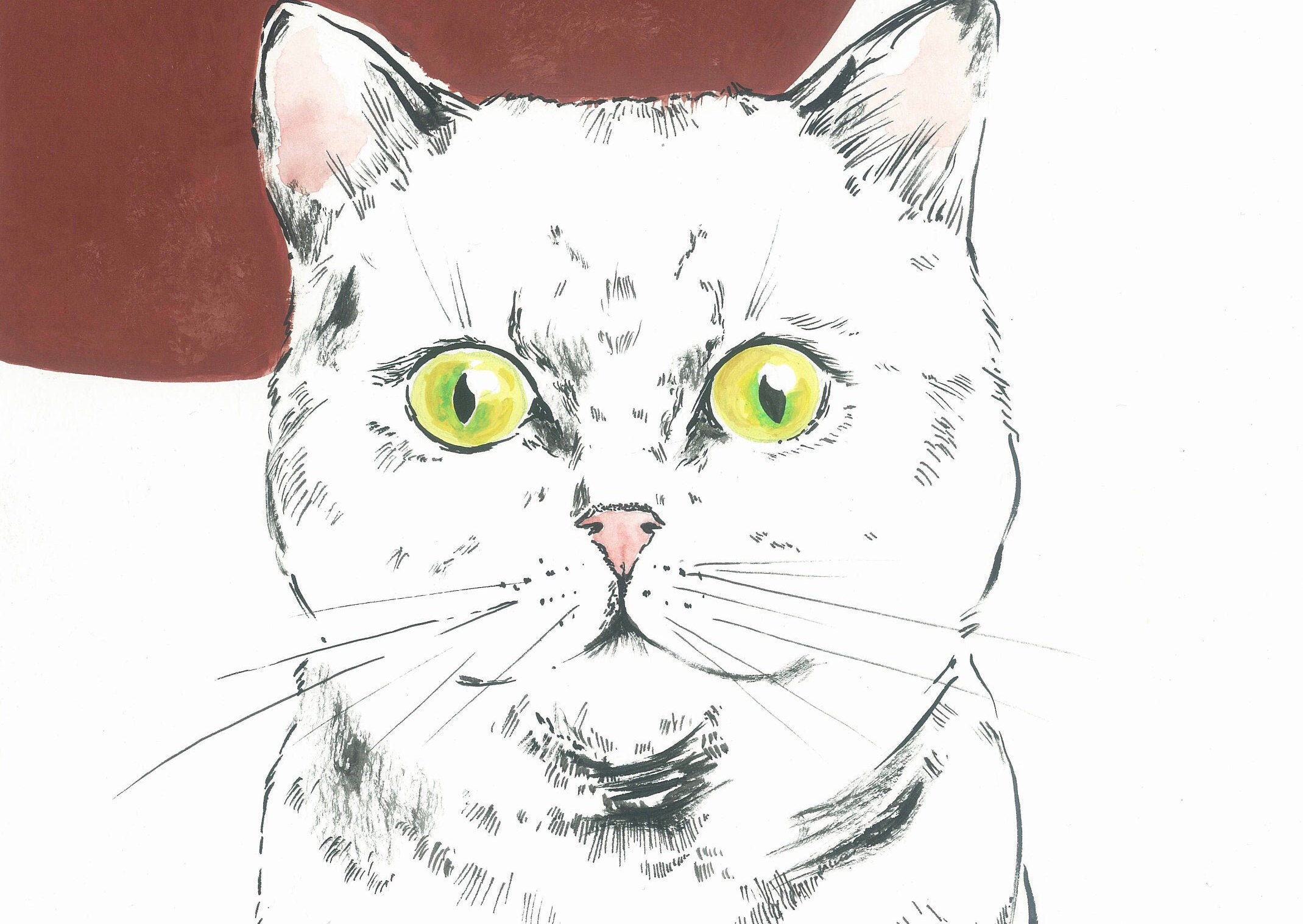 Cat Print Cat Poster Cat Decor for Cat Lovers | Etsy