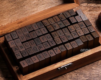 Wood Letter Stamp | Etsy