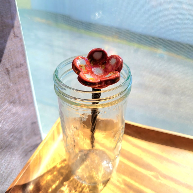 Ceramic Pollinator Watering Stake Garden Decor Bee Watering Station Bee ...