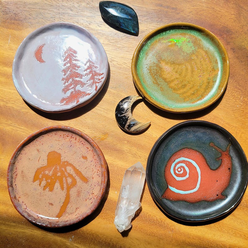 Clay Nature Trinkets - Etsy