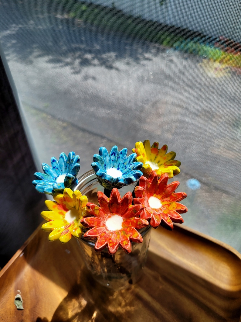 Ceramic Pollinator Watering Stake Garden Decor Bee Watering Station Bee ...