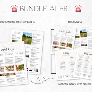 Real Estate Local Guide Flyer Template. Luxury Local Scene. Around the ...