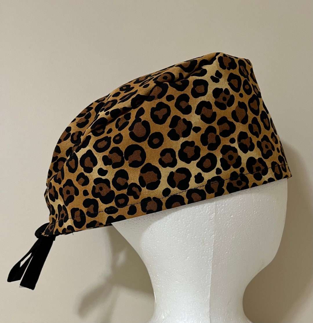 Cheetah Scrub Cap. Leopard Scrub Cap. - Etsy Canada