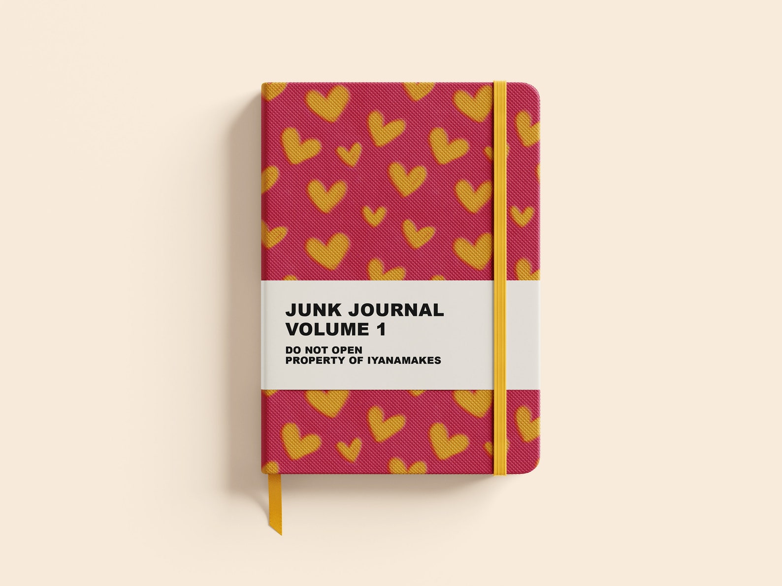 Yellow Heart Seamless Pattern for DIY Projects Yellow Heart Pattern for ...