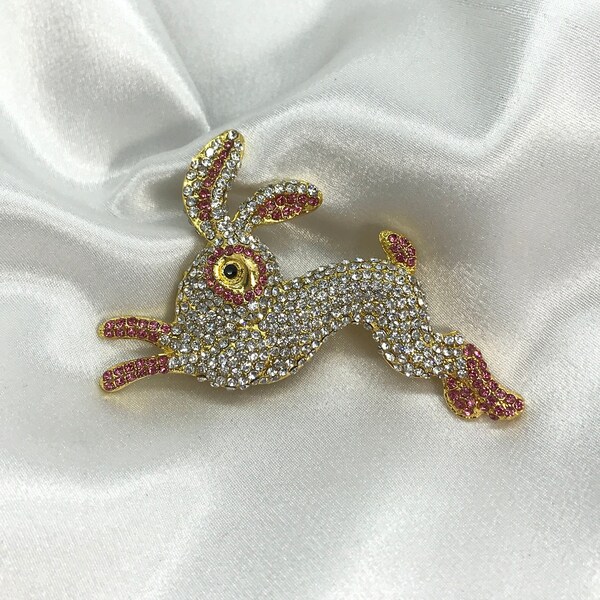Rhinestone Brooch - Etsy Canada