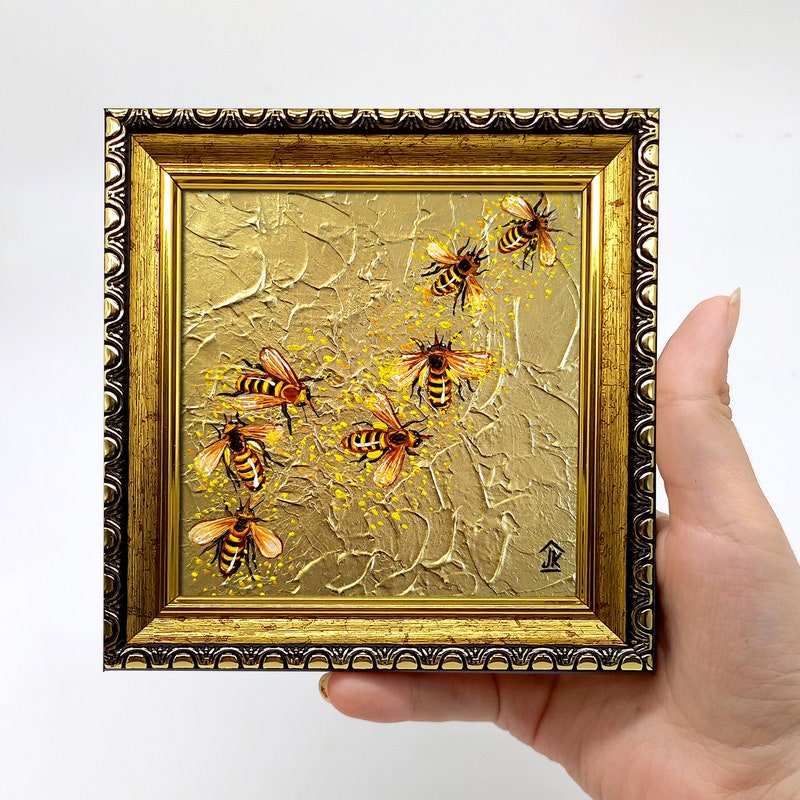 Bee Painting - Etsy