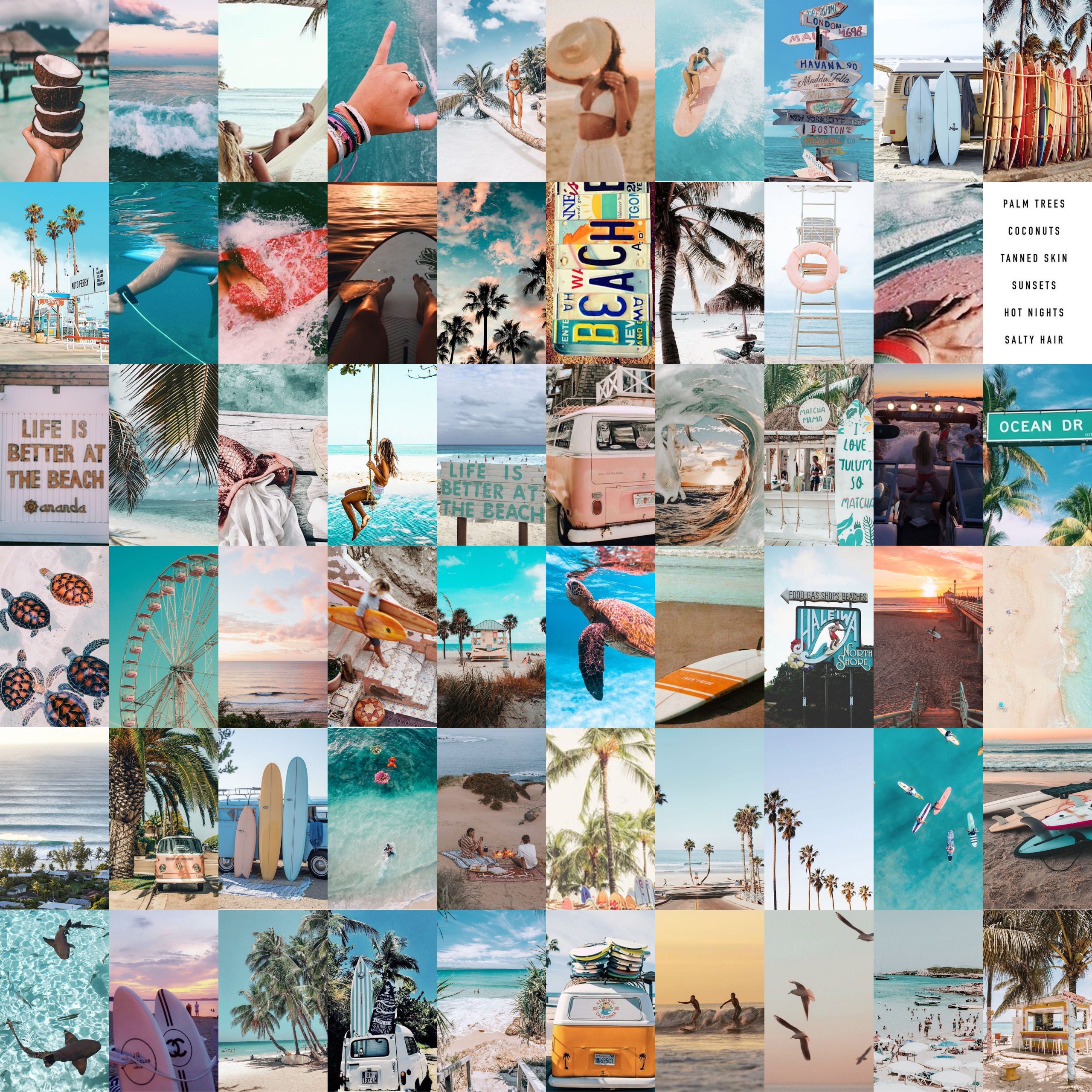 Beach Aesthetic Collage Official Supplier