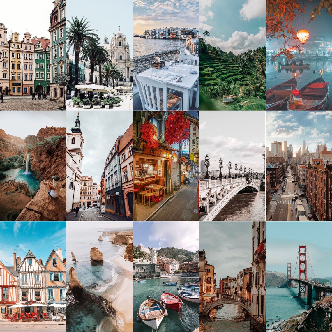 Kit de collage photo esthétique de voyage - Etsy France