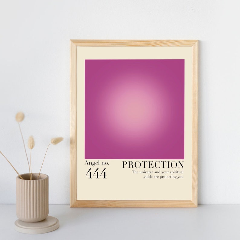 444 PROTECTION Angel Numbers Digital Download - Etsy