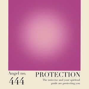 444 PROTECTION Angel Numbers Digital Download - Etsy