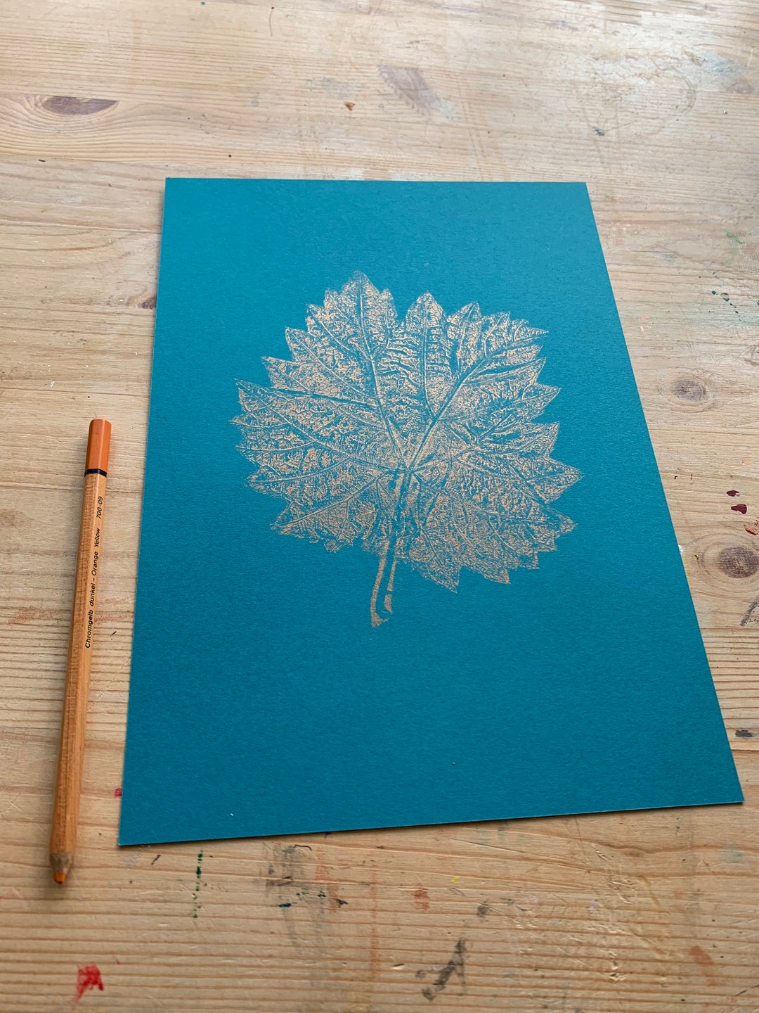 Original ‘vine Leaf’ A4 Print - Etsy