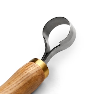 Wood Carving Scorp Knife. Round Carving Tool for Spoons, Bowls and Cups ...
