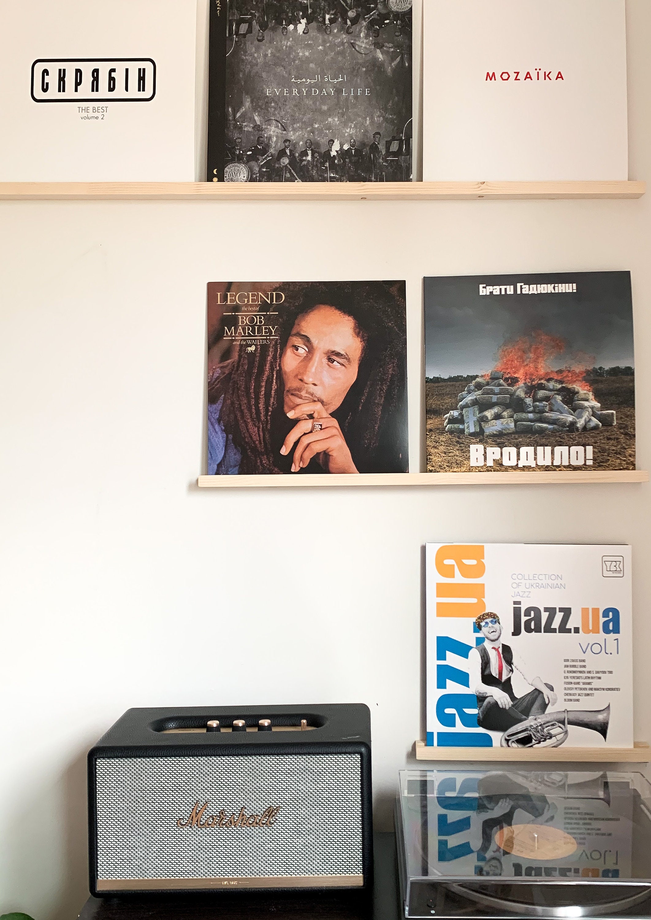 Vinyl Record Ledge Double Record Shelf Handmade Vinyl - Etsy