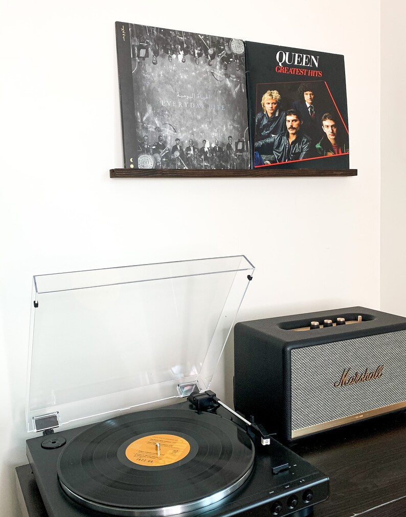 Vinyl Record Ledge Double Record Shelf Handmade Vinyl - Etsy