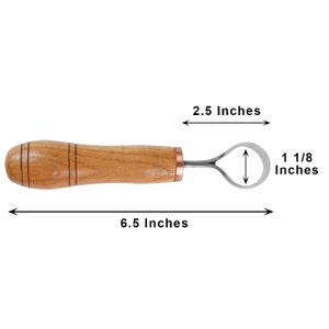 Wood Carving Scorp Knife. Round Carving Tool for Spoons, Bowls and Cups ...