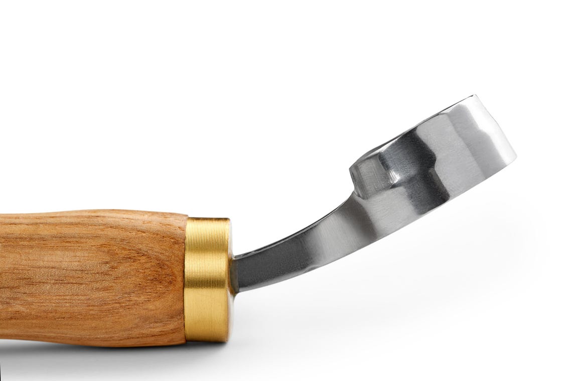 Wood Carving Scorp Knife: Angled Round Hook Tool - Etsy