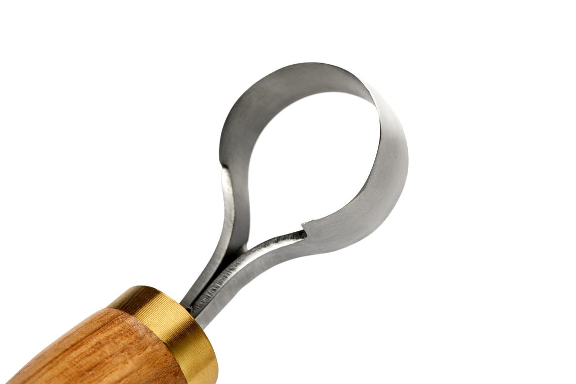 Wood Carving Scorp Knife: Angled Round Hook Tool - Etsy