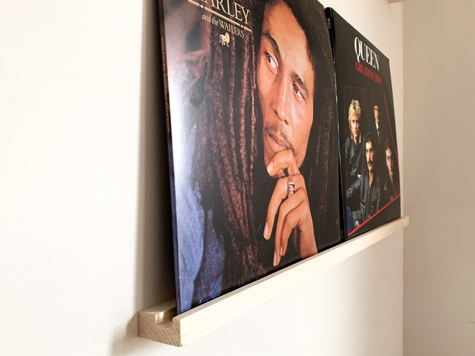 Vinyl Record Ledge Double Record Shelf Handmade Vinyl - Etsy