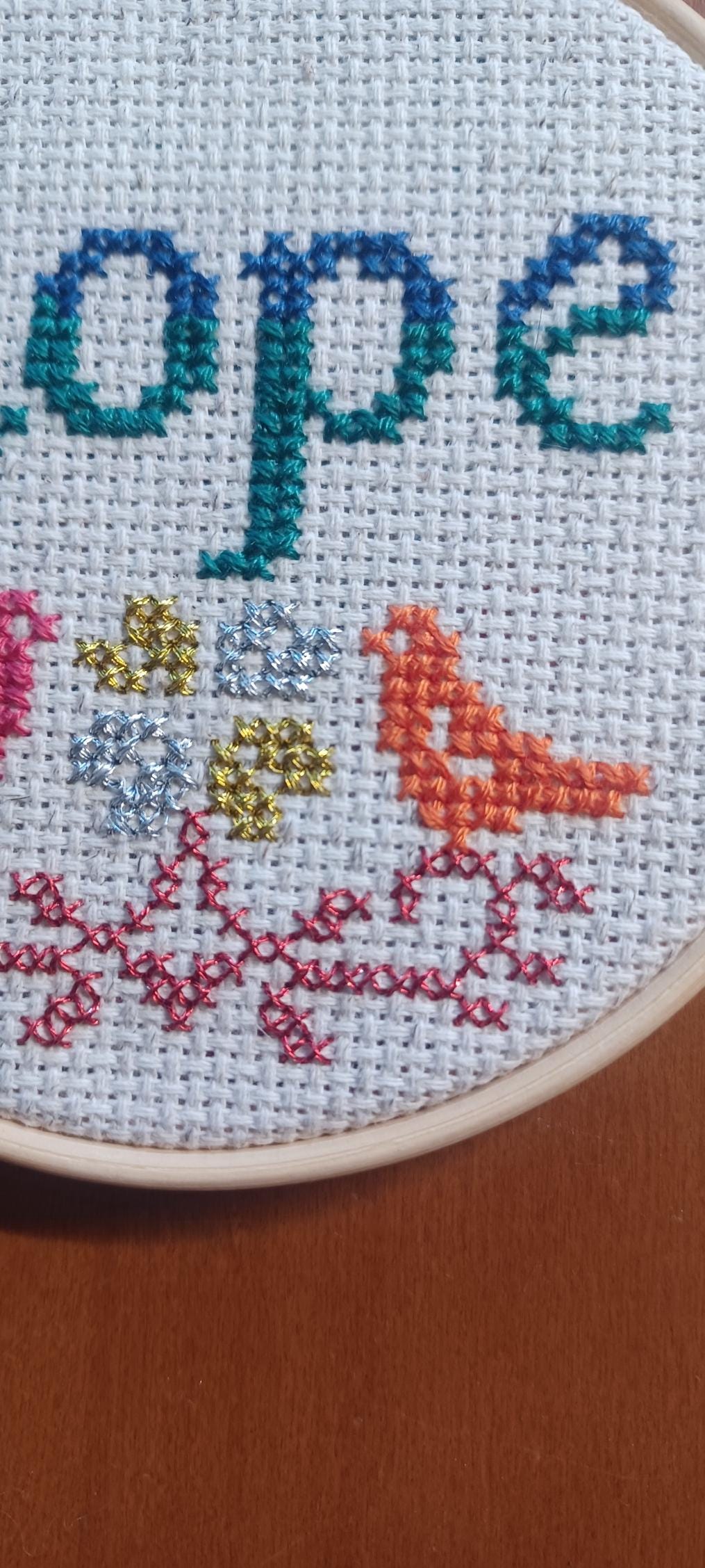 Nope is a Complete Sentence! 5 Inch Hand Embroidery Cross Stitch - Etsy