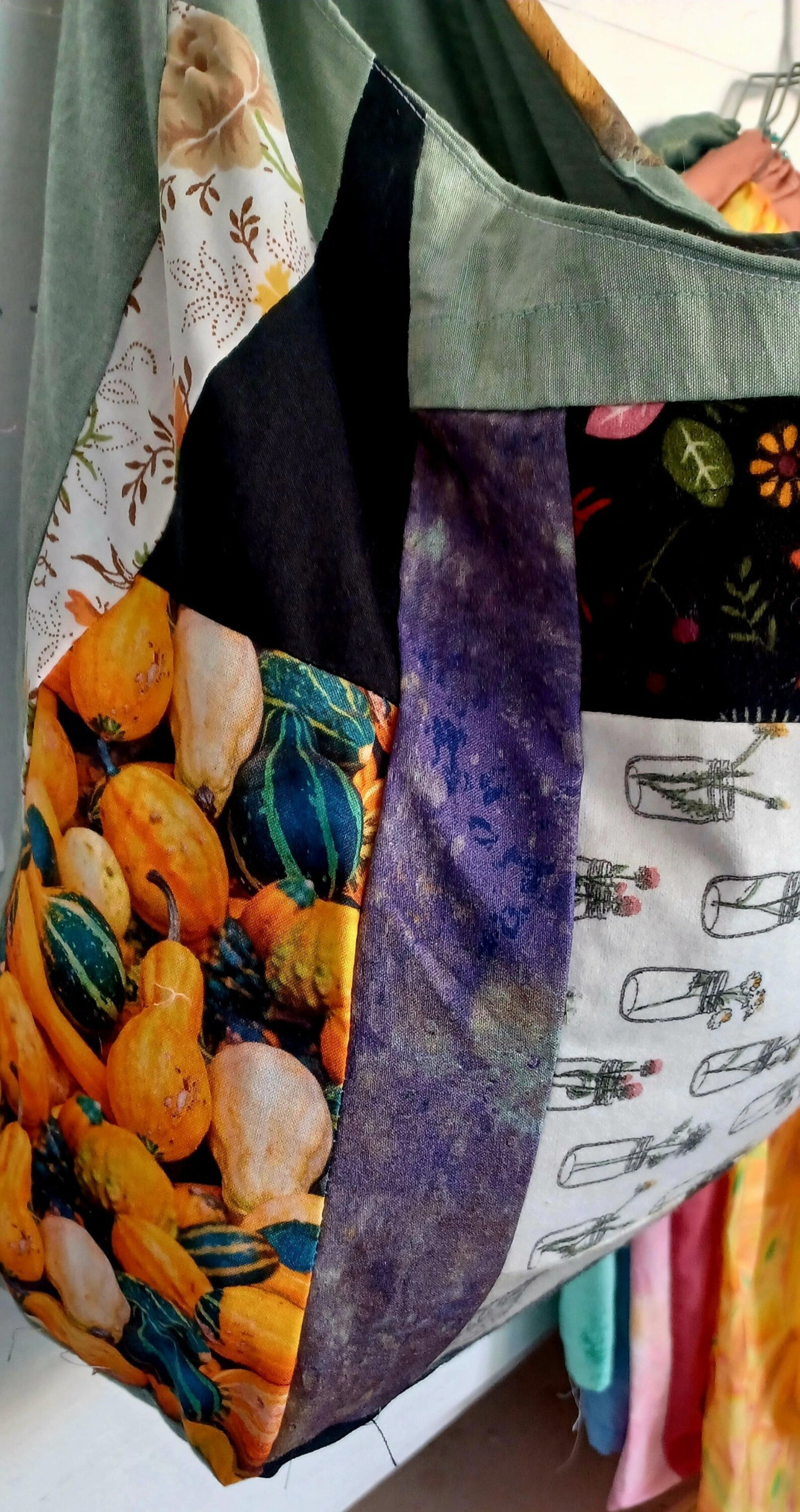 Quilted Fabric Hanging Storage Bags - Etsy