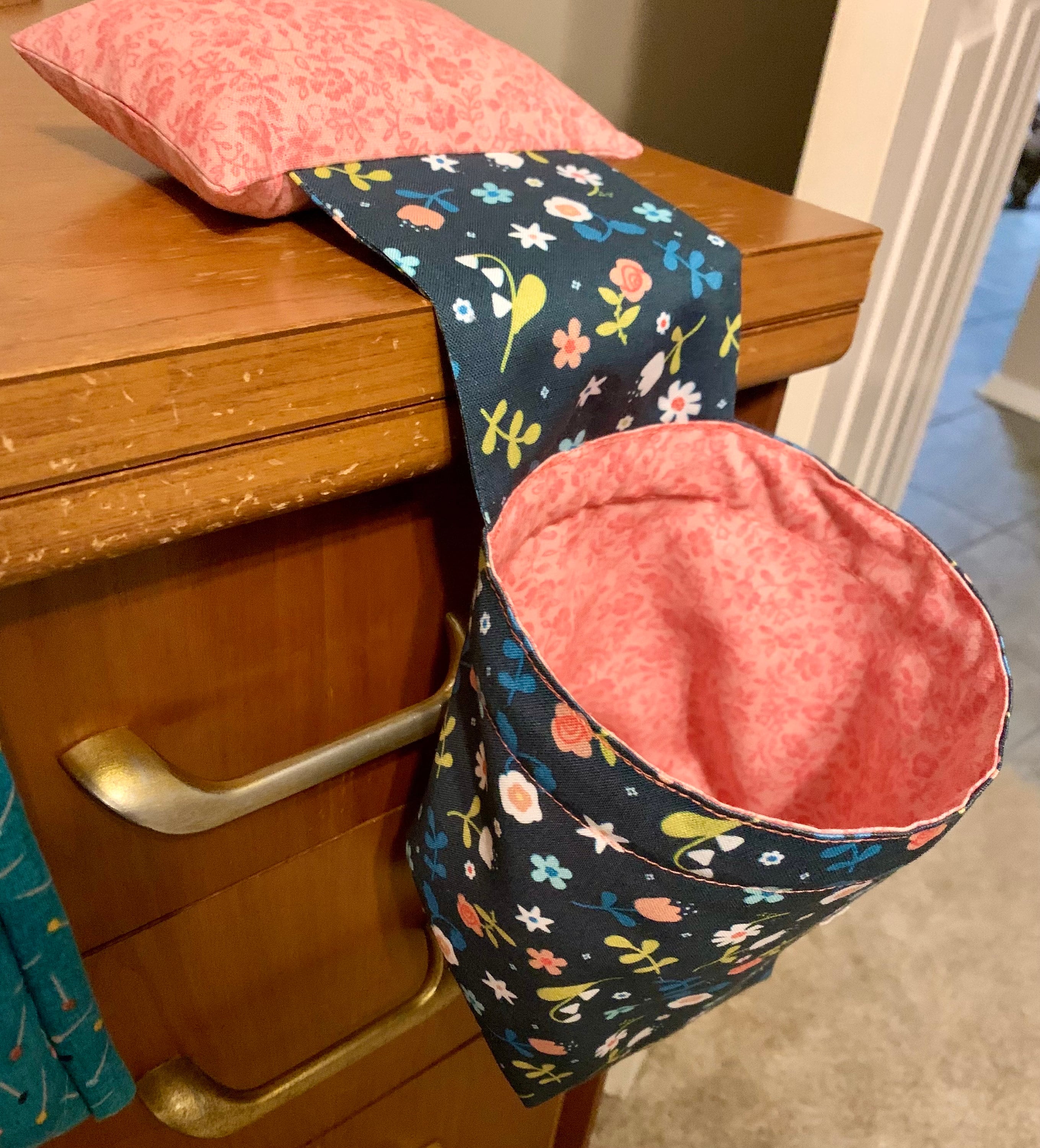 Thread Catcher, Pin Cushion, Scrap Bag, Scrap Caddy, Sewing Notions ...