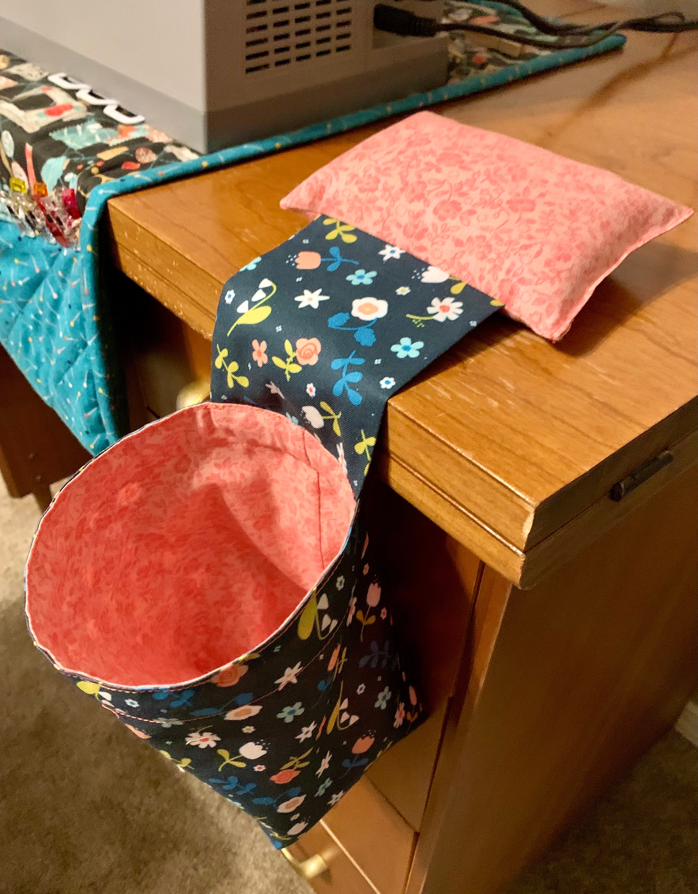 Thread Catcher, Pin Cushion, Scrap Bag, Scrap Caddy, Sewing Notions ...