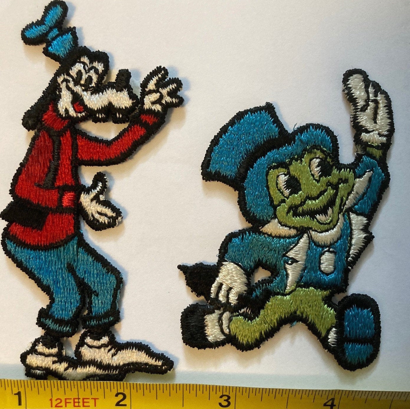 Vintage Walt Disney Productions Character Appliques by Streamline in 2 ...