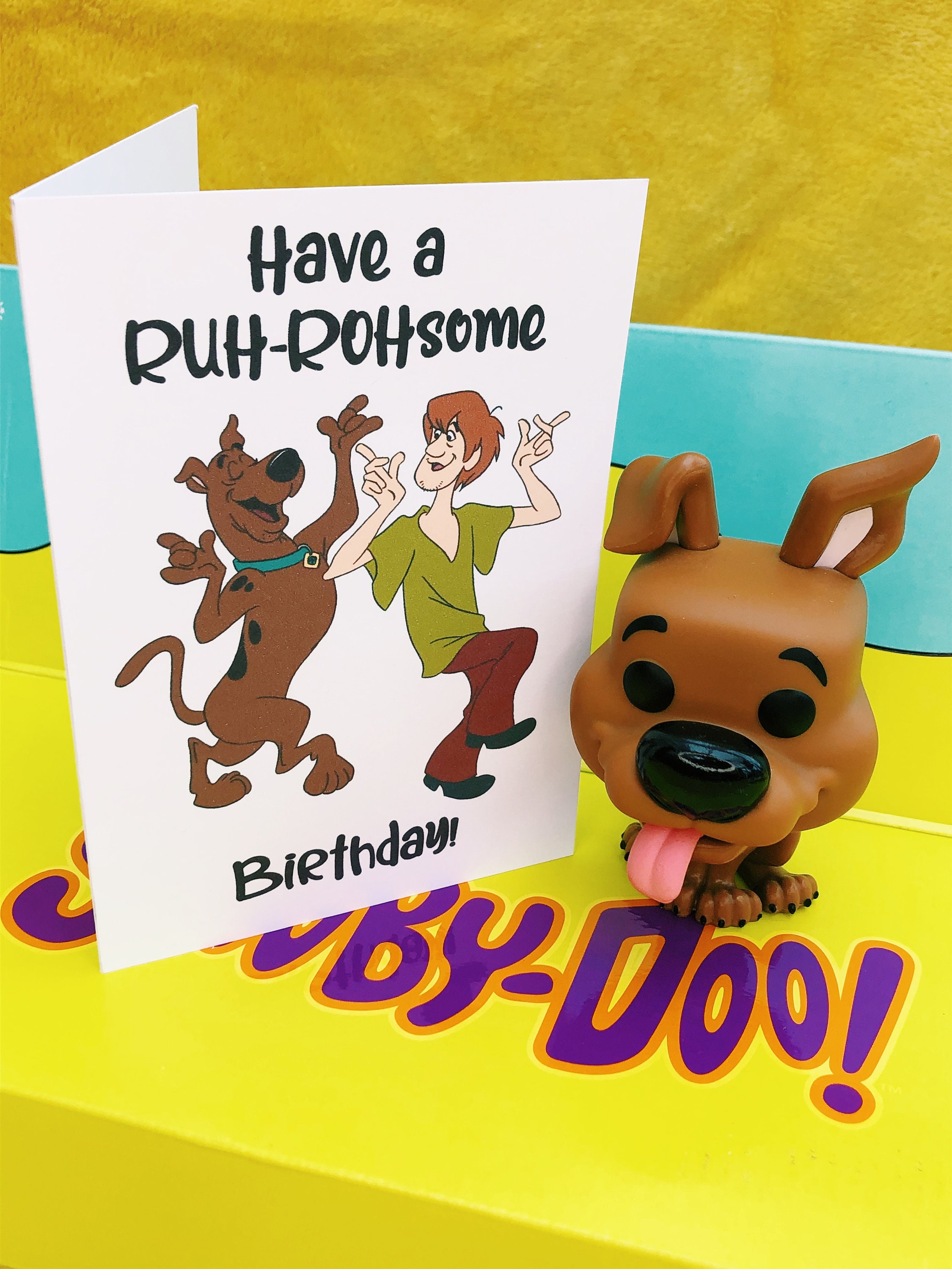 Personalised Scooby Doo Birthday Card Handmade Funny | Etsy