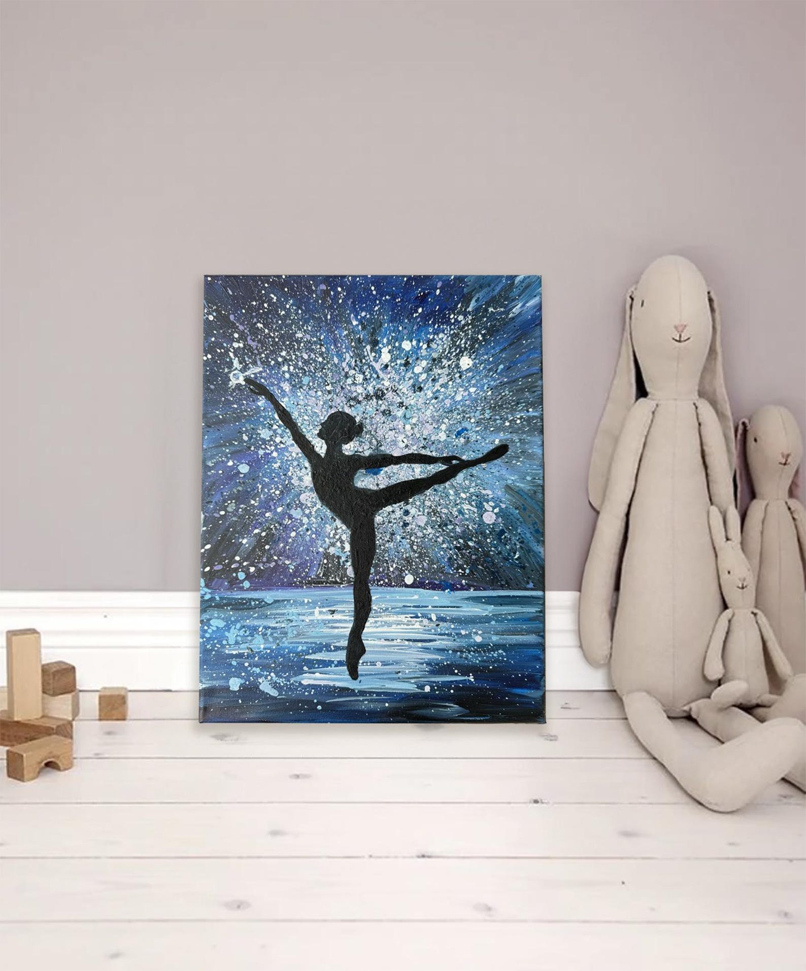 Ballerina - Hand Painted Original Artwork: Dancing With the Stars ...