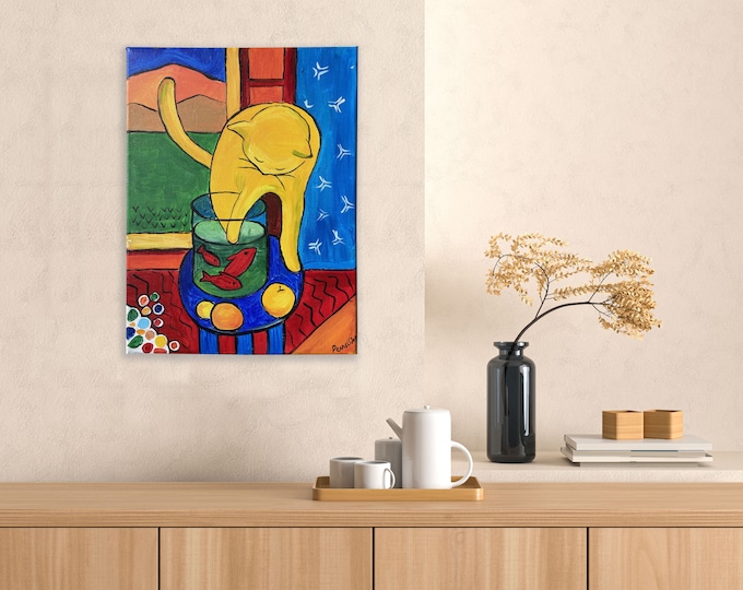 Henri Matisse - The Cat With Red Fish 40x50cm HANDMADE IN STOCK ...