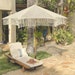 Crochet Macrame Umbrella With Fringe - 9’ Dia - Etsy