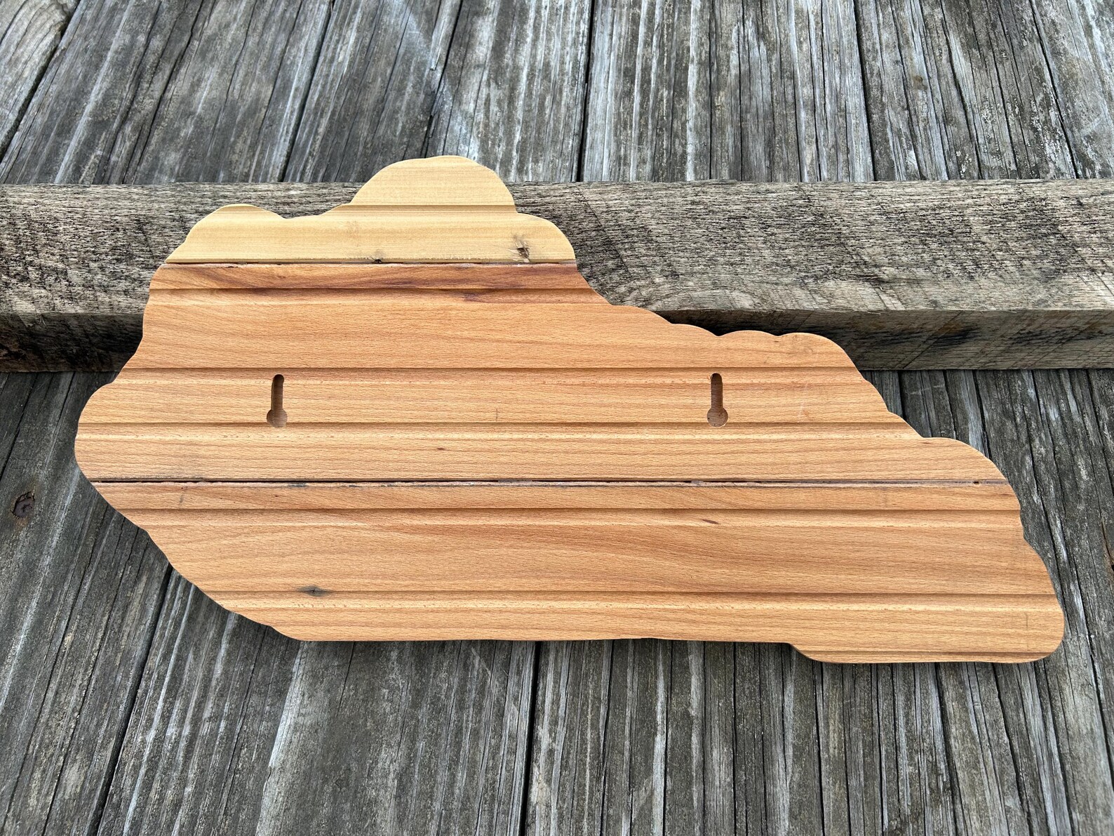 Kentucky Home 3D Layered Hardwood Sign, Rustic Decor Barnwood Sign ...