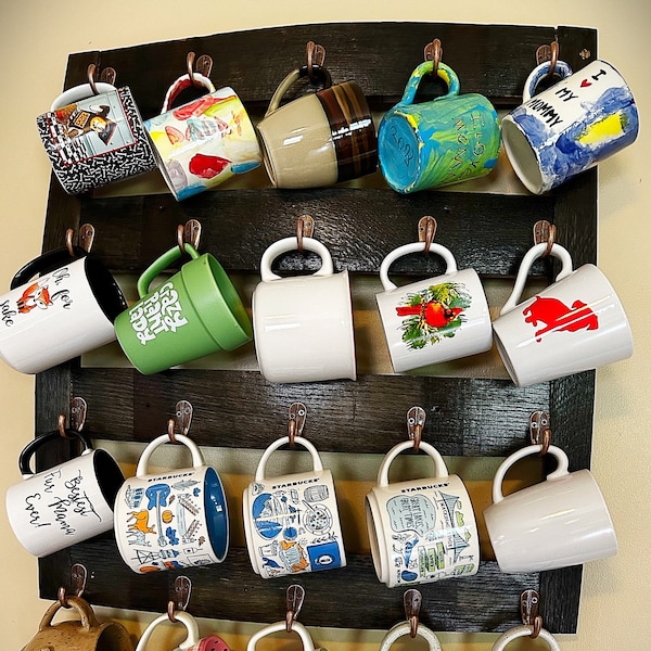 Coffee Mug Display - Etsy