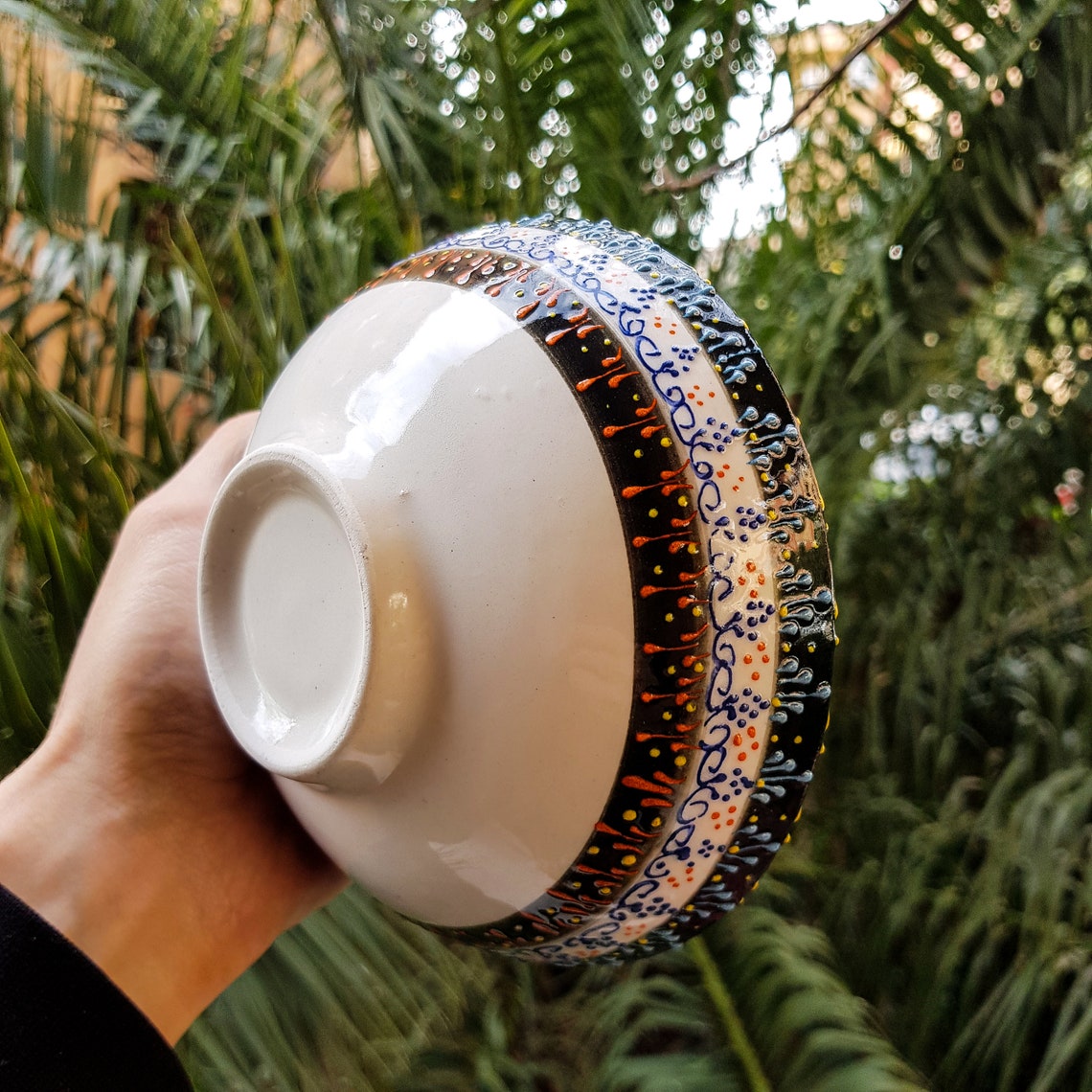 Ceramic Bowl Handmade Turkish Ceramic Bowl Set Ceramic | Etsy