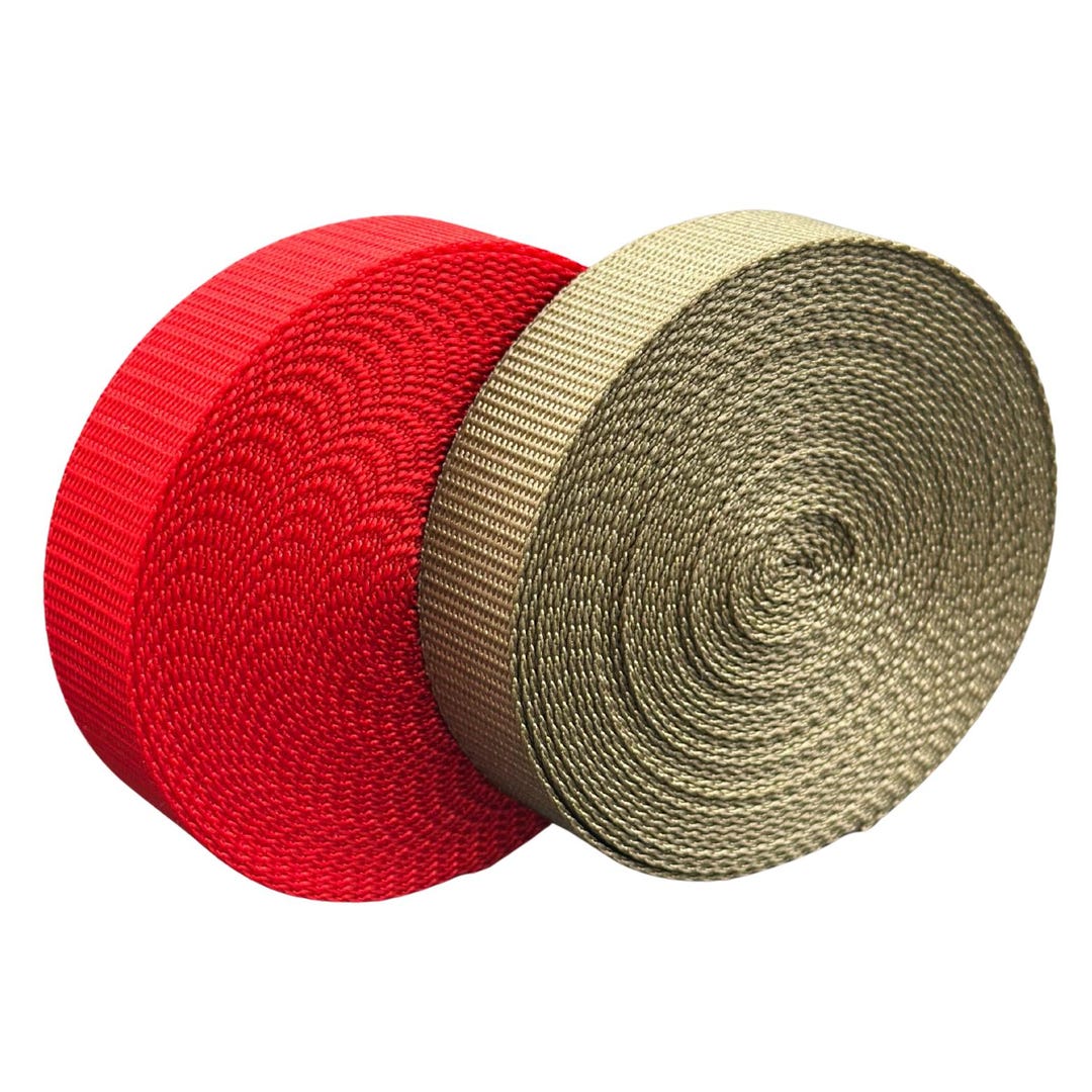 3/4" Lightweight Nylon Webbing | Select Colors | 2 Roll Sizes - Etsy