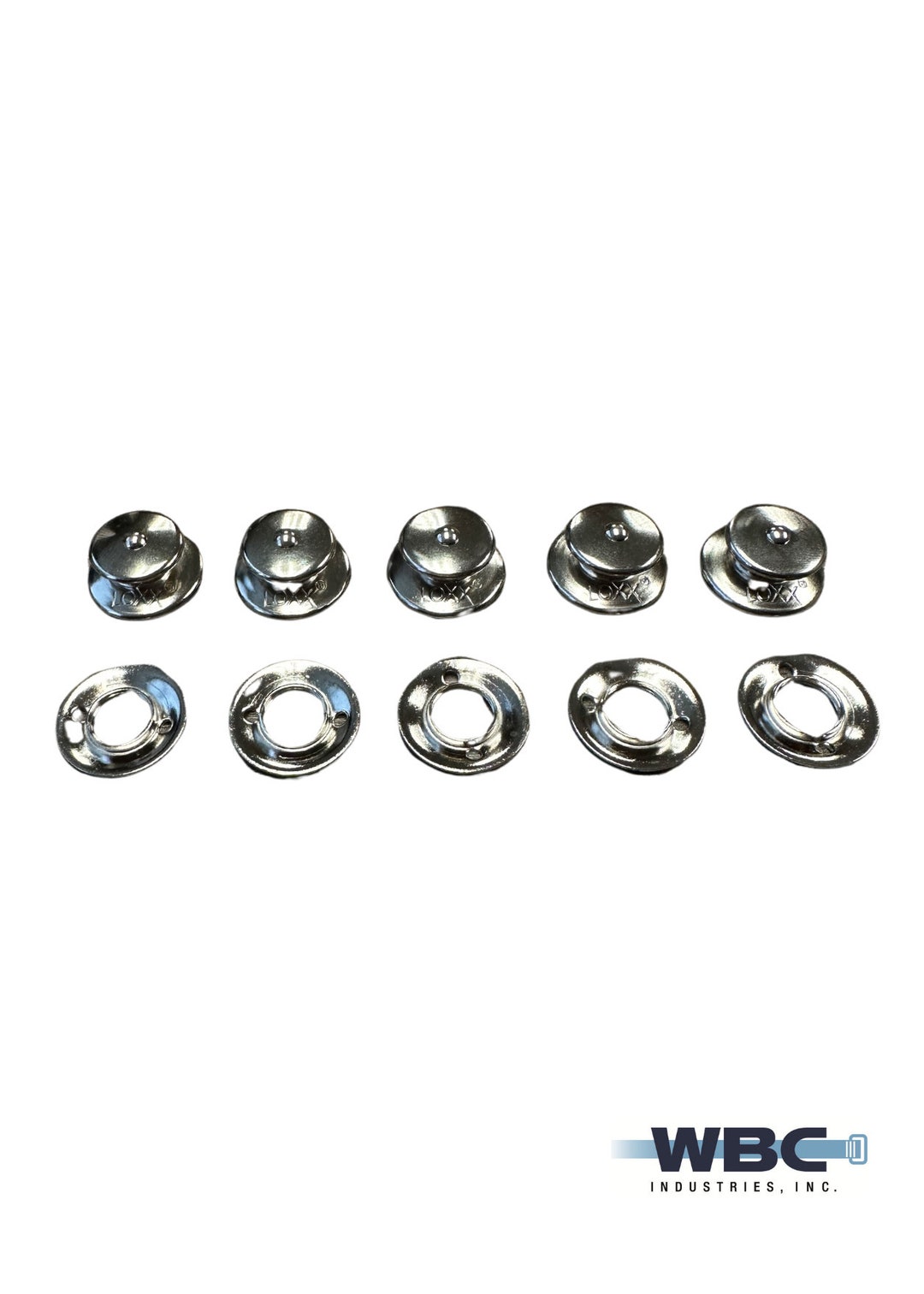 Loxx Fastener - Nickel on Brass Upper With Large Washer - Etsy