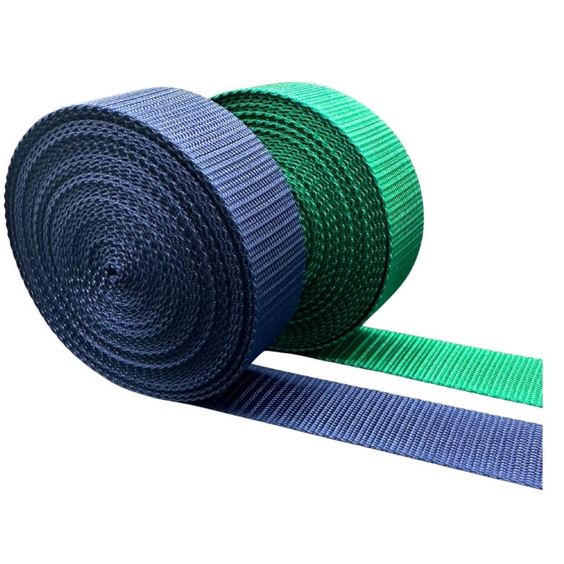 1" Lightweight Nylon Webbing | Select Colors | 2 Roll Sizes - Etsy