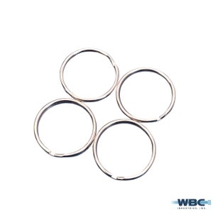 Nickel Plated Split Key Ring - Sold in Packs of 4 - Etsy