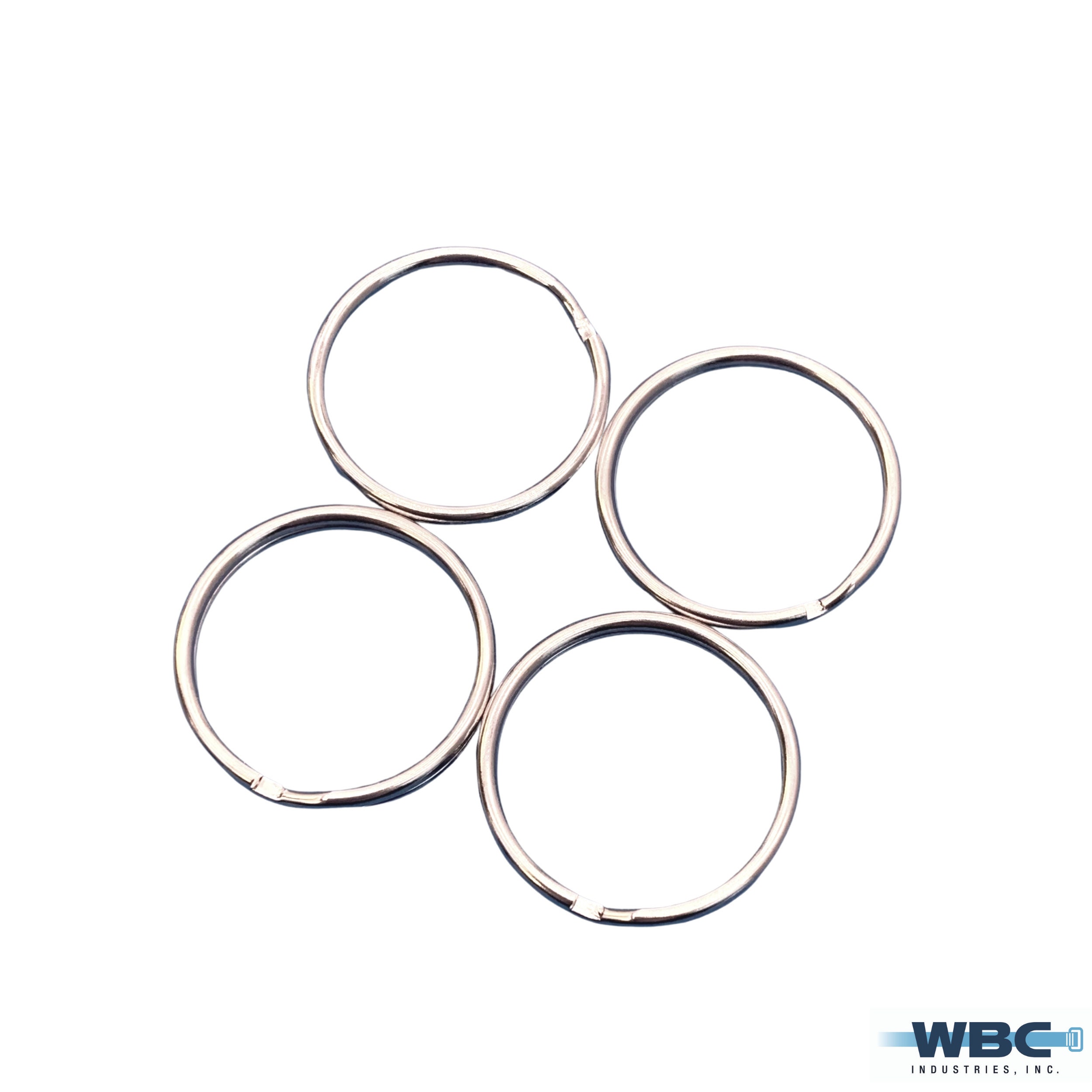 Nickel Plated Split Key Ring Sold in Packs of 4 - Etsy