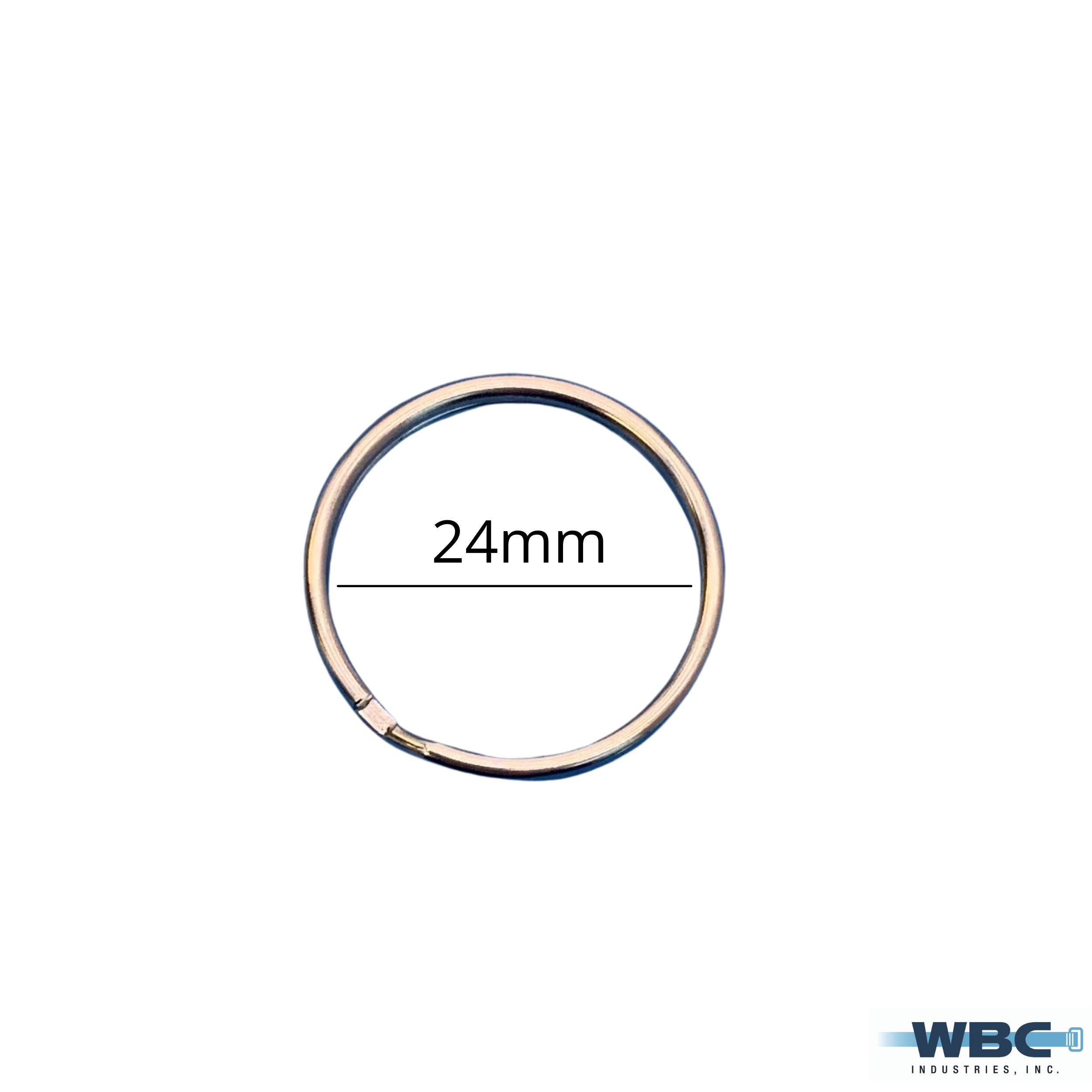 Nickel Plated Split Key Ring Sold in Packs of 4 - Etsy