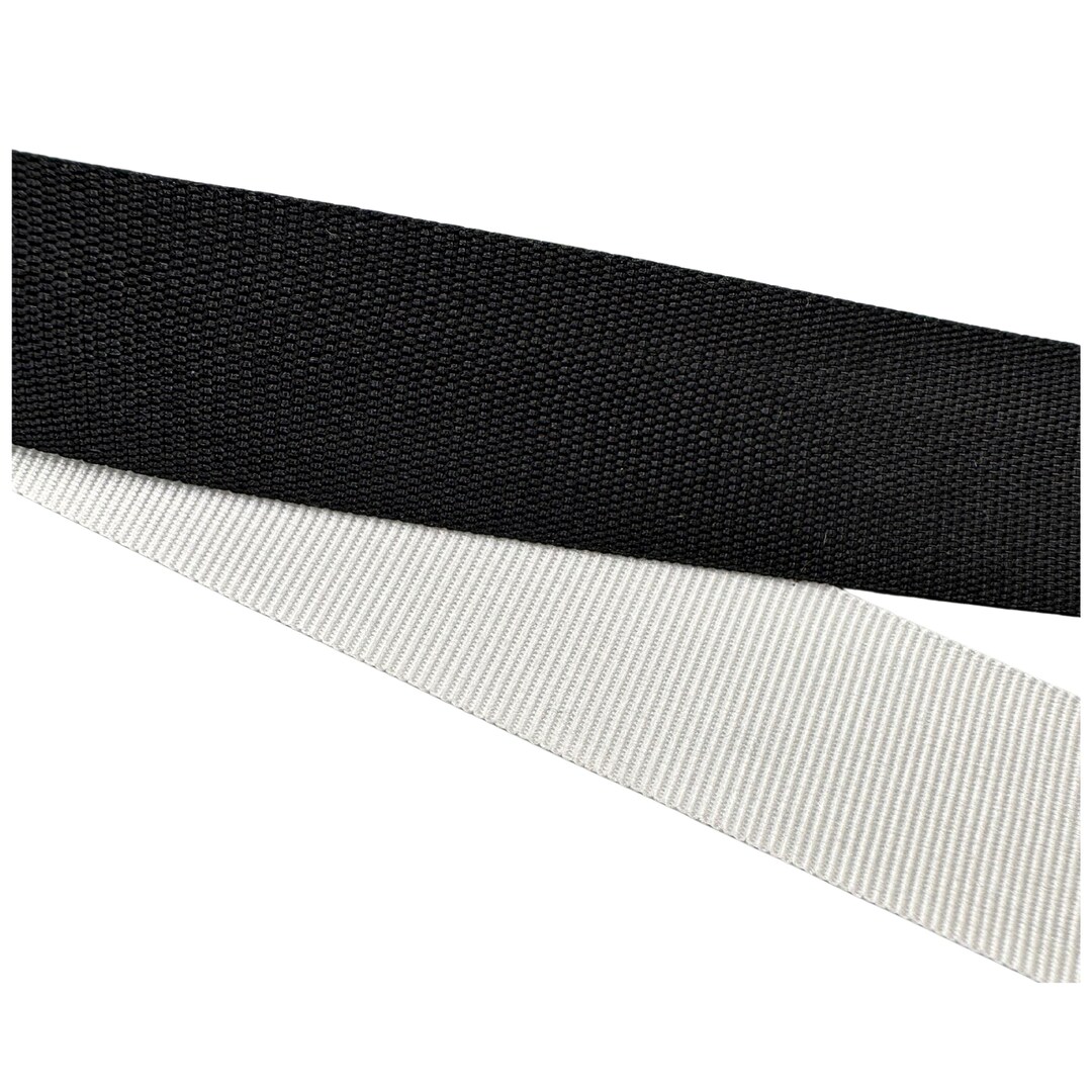 Grosgrain Binding - 3/4" and 1" - Black and White - Etsy