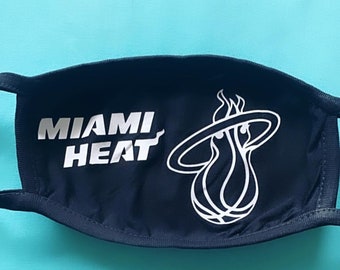 Miami Heat Face Mask | Etsy