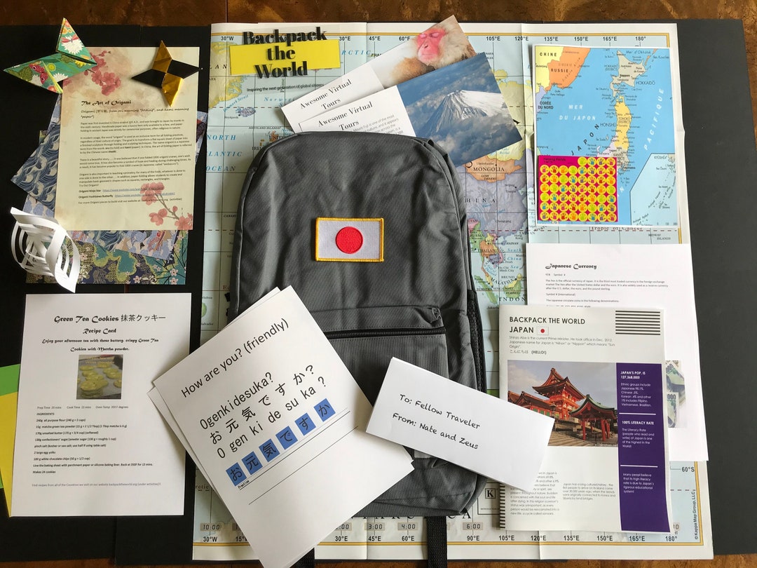 Backpack the World Kits Japan - Etsy